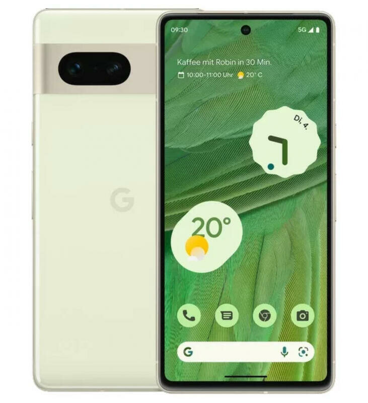 Смартфон Google Pixel 7, 8/256Gb US, Lemongrass (желто-зеленый)