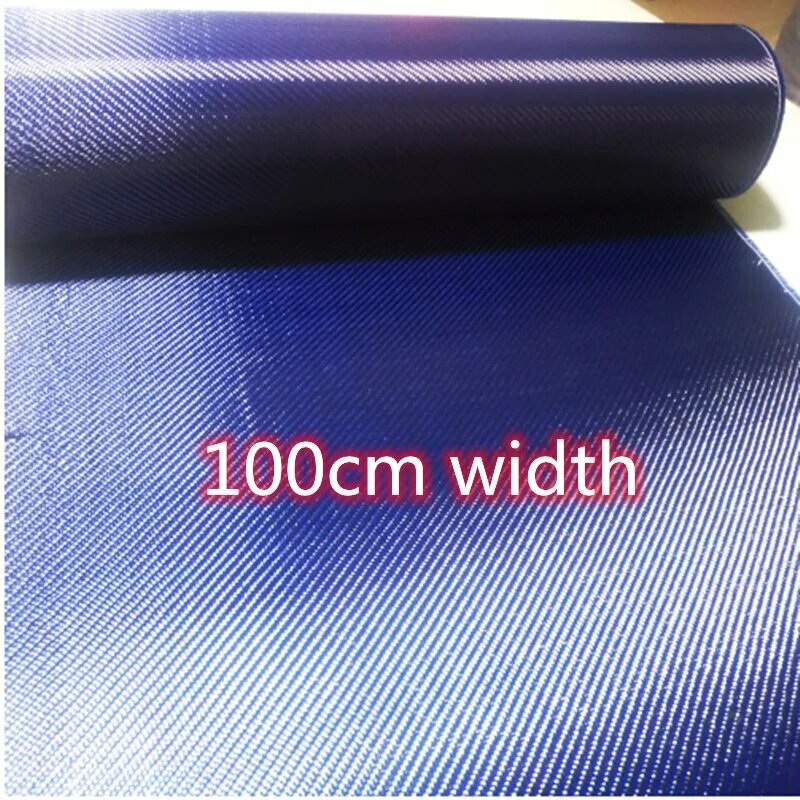 LJYZ Ткань из кевлара и углеродного волокна синяя 200g twill 1m x 2m