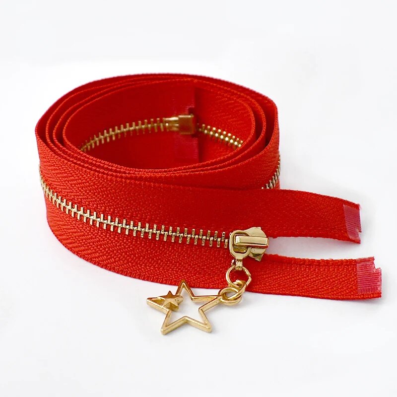 Молния красная Meetee 30 см, ZA057-Red-Gold