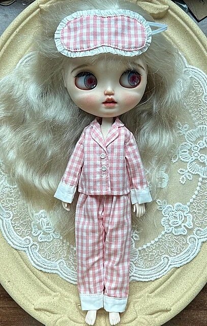 Пижама для куклы Blythe 1/6, цвет 7 (3 предмета)