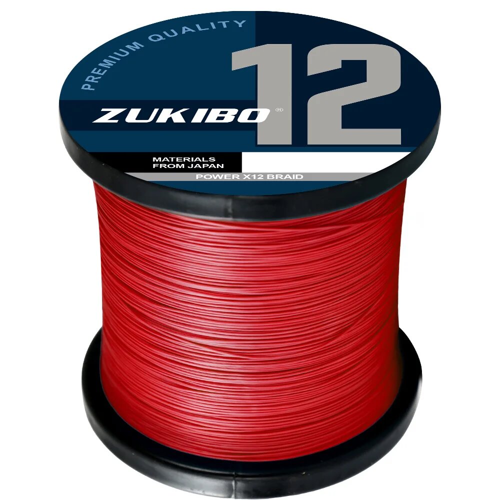 ZUKIBO 12-прядная плетеная леска для морской рыбалки