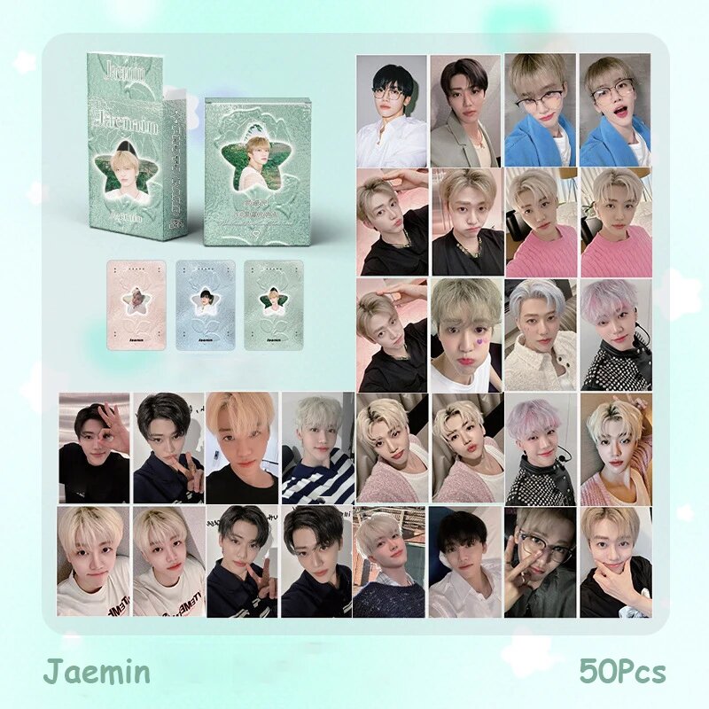 Коллекционные фотокарты Kpoo Jaemin Jisung Jeno Jaemin