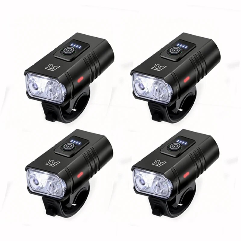 Велофонарь LED F110057, 4шт, черный