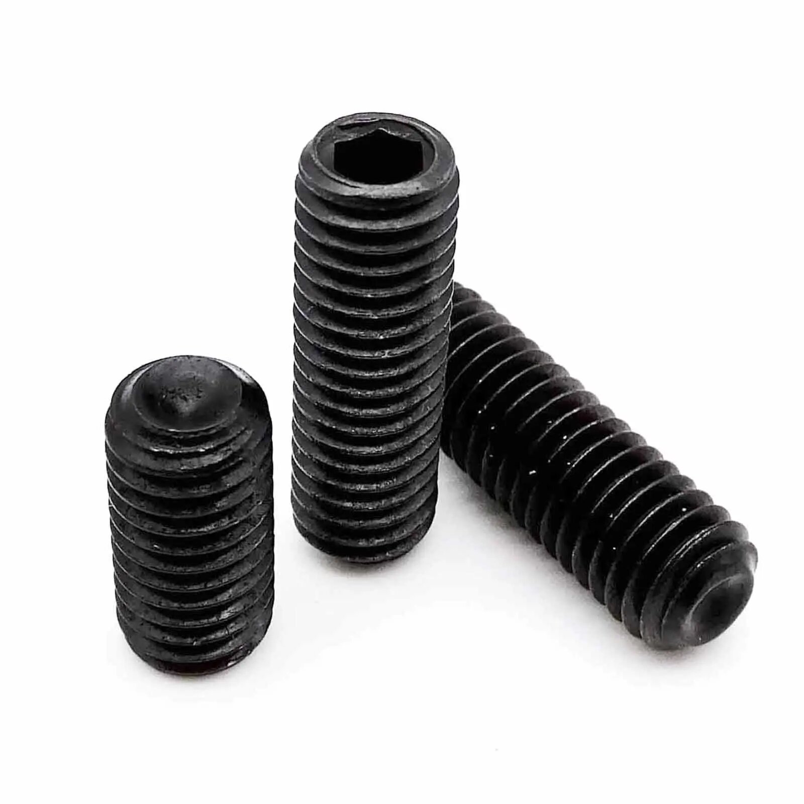 Набор винтов HZYUEGOU DIN916 из легированной стали 12.9, M2-M8, черные 50pcs M3x3mm