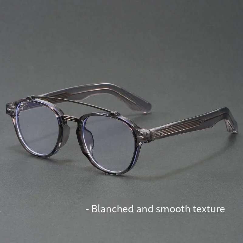 Сверхлегкие очки clear grey, фиолетовые линзы