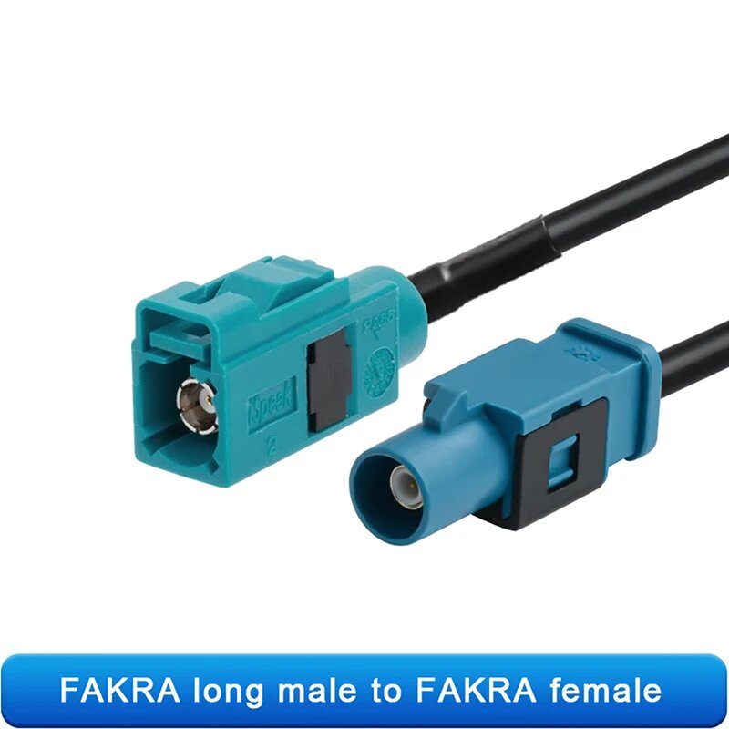 Fakra long male to Fakra female, 50cm, Цвет: D