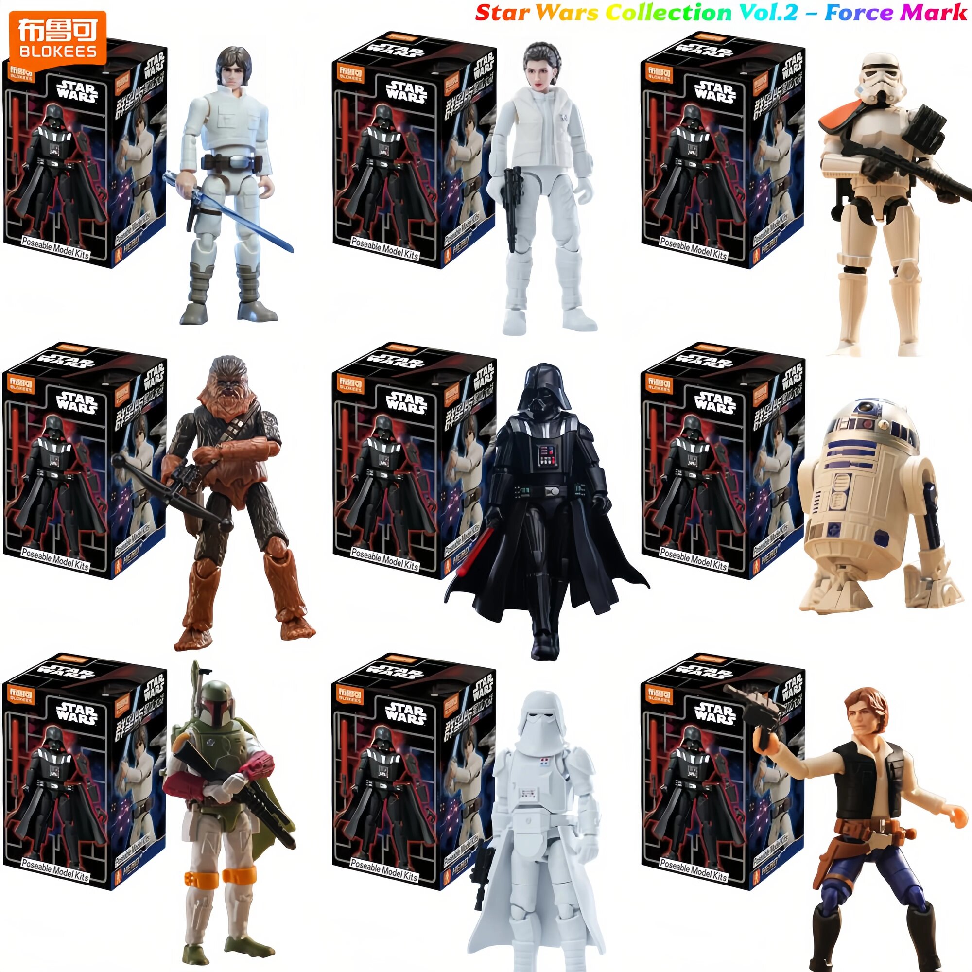 Фигурка Blokees Star Wars The Mandalorian Vol.2 Bruco, GV02-1PCS