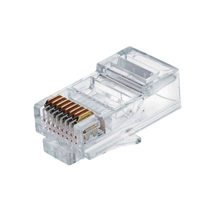 Разъем телекоммуникационный RJ-45 (комплект 100 шт.)