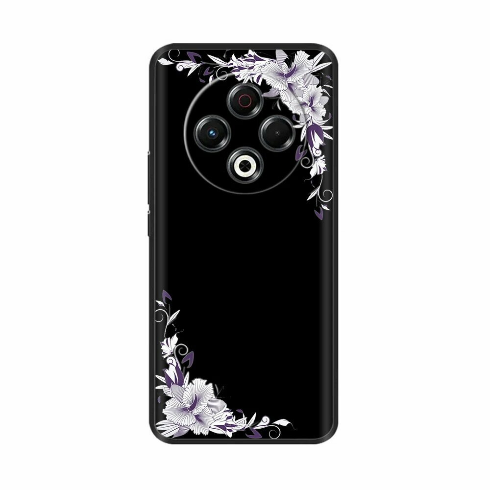Чехол для Tecno Spark 30 4G, черный, силикон