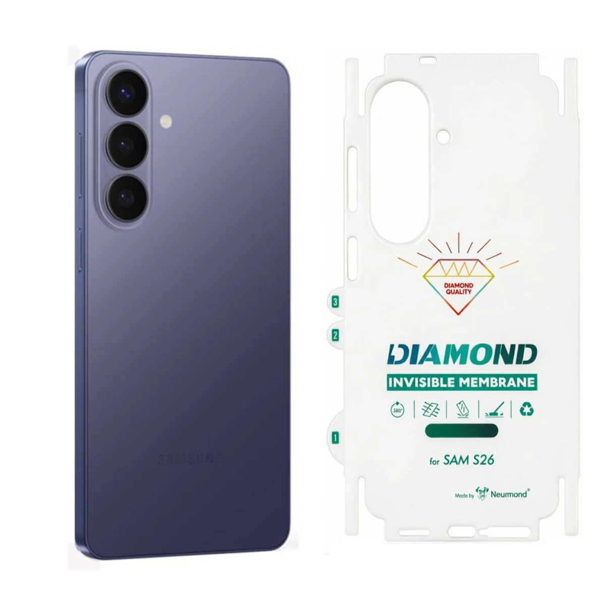 Гидрогелевая пленка для Samsung Galaxy S26, Matte, 2 шт.