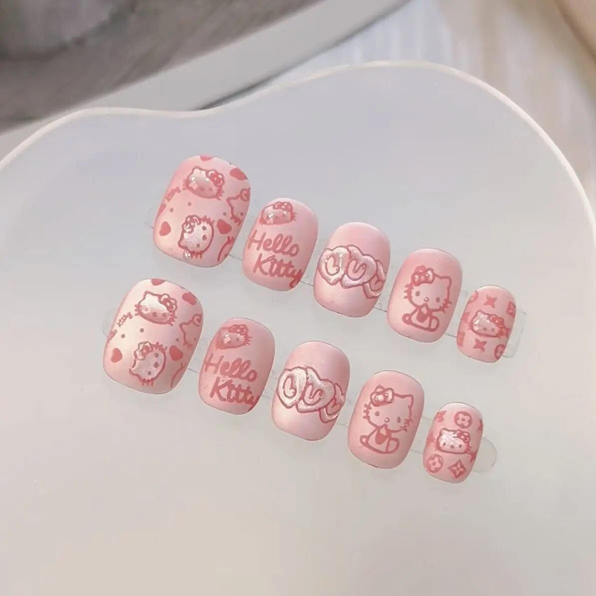 Накладные ногти Hello Kitty keeppley для девочек S