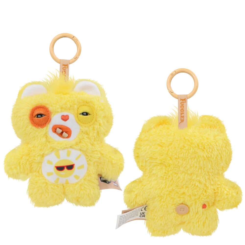 Плюшевая подвеска-кукла Fuggler Original Care Bears: милый, счастливый, грустный, любящий медведь, забавный уродливый зубастый монстр, мягкая игрушка в слепой коробке