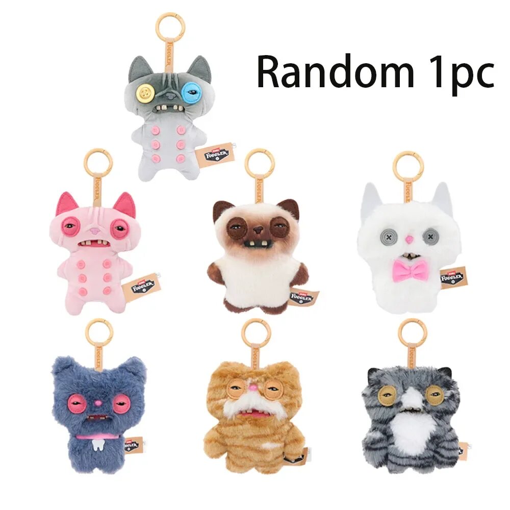 Плюшевые игрушки Fuggler Fugg Nuggets: котики и Care-Bears Cats 1pcs Bagged