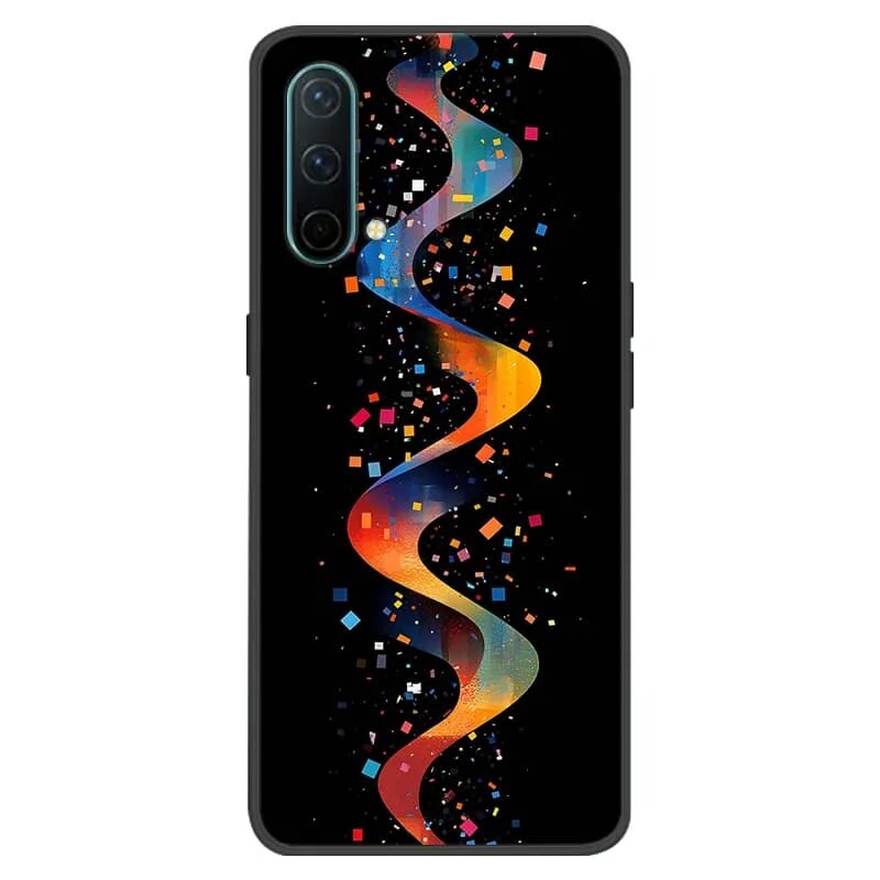 Для Oneplus Nord CE 5G чехол для телефона силиконовый мягкий чехол из ТПУ для Черный, X1CAVAHMSB31