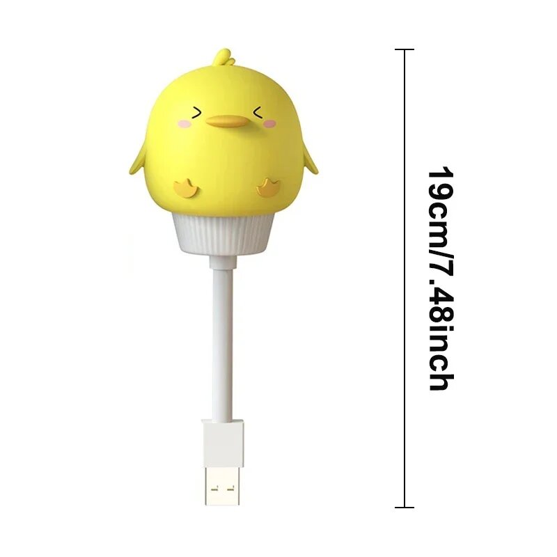 USB ночник Duck, цвет Remote control