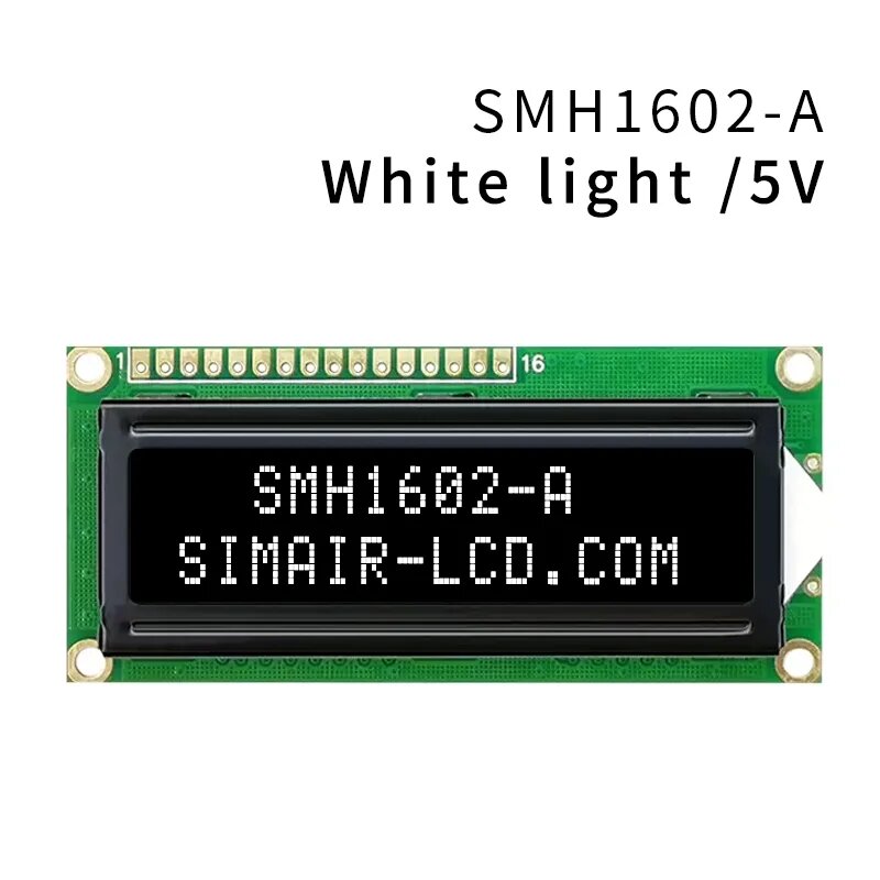 ЖК-дисплей SMH1602A White light 5V 16x2