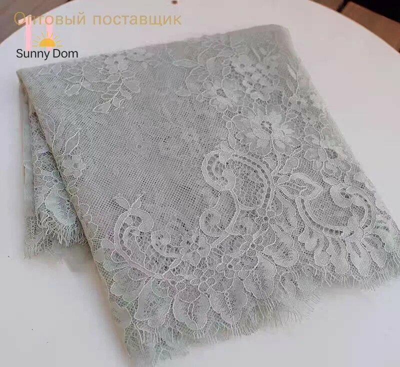 Кружево широкое шантильи - кружевная ткань для шитья