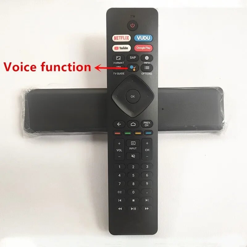 Подходит для Philips с голосовым управлением через Bluetooth 43PFL5766/F7 NH800UP RF402A-V14 50PFL5704/F7 55PFL5604/F7 Android4K smart TV