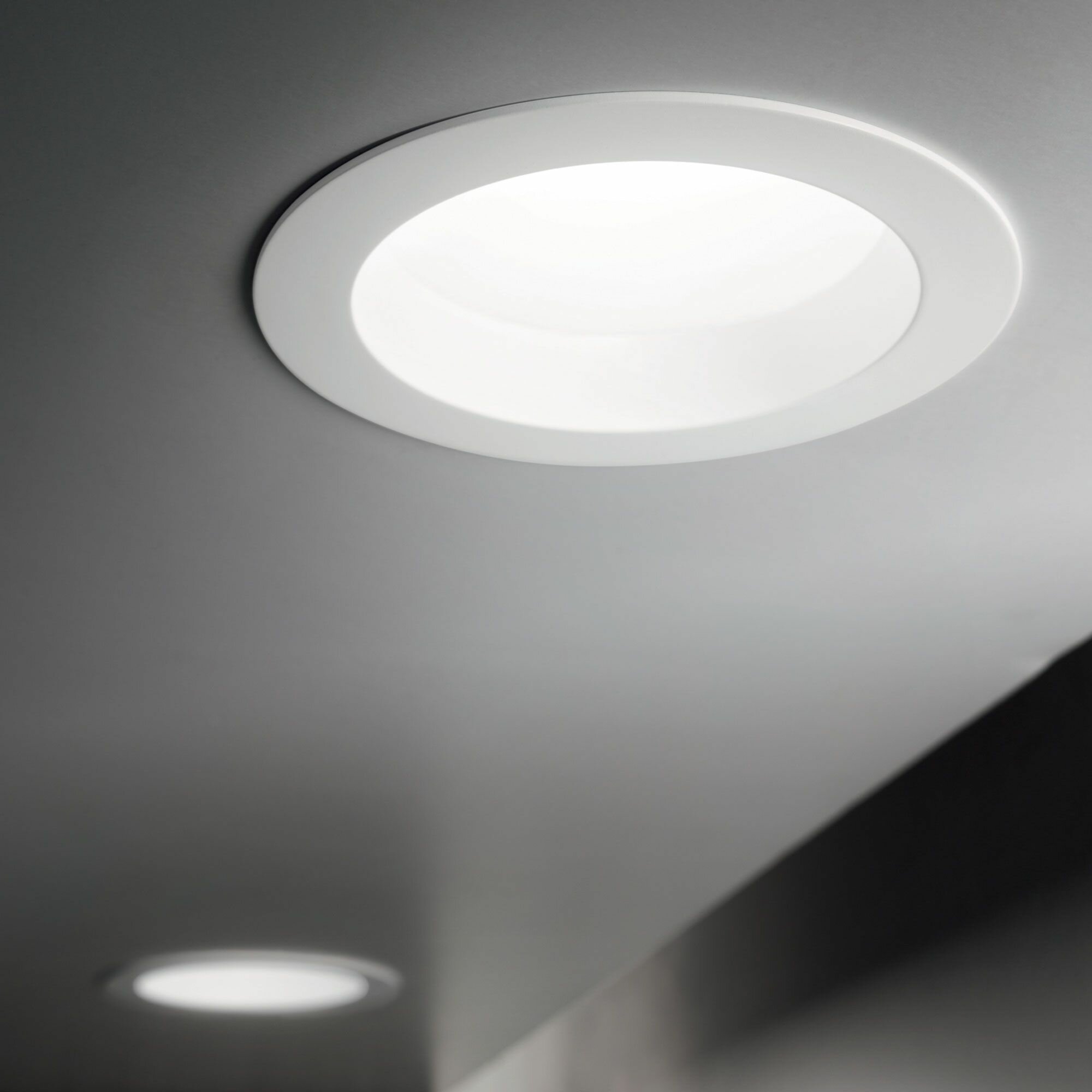 Светильник встраиваемый ideal lux Basic FI Wide D103 10Вт 1150Лм 3000К IP44 LED 230В Белый Алюминий Не диммируемый 193519.