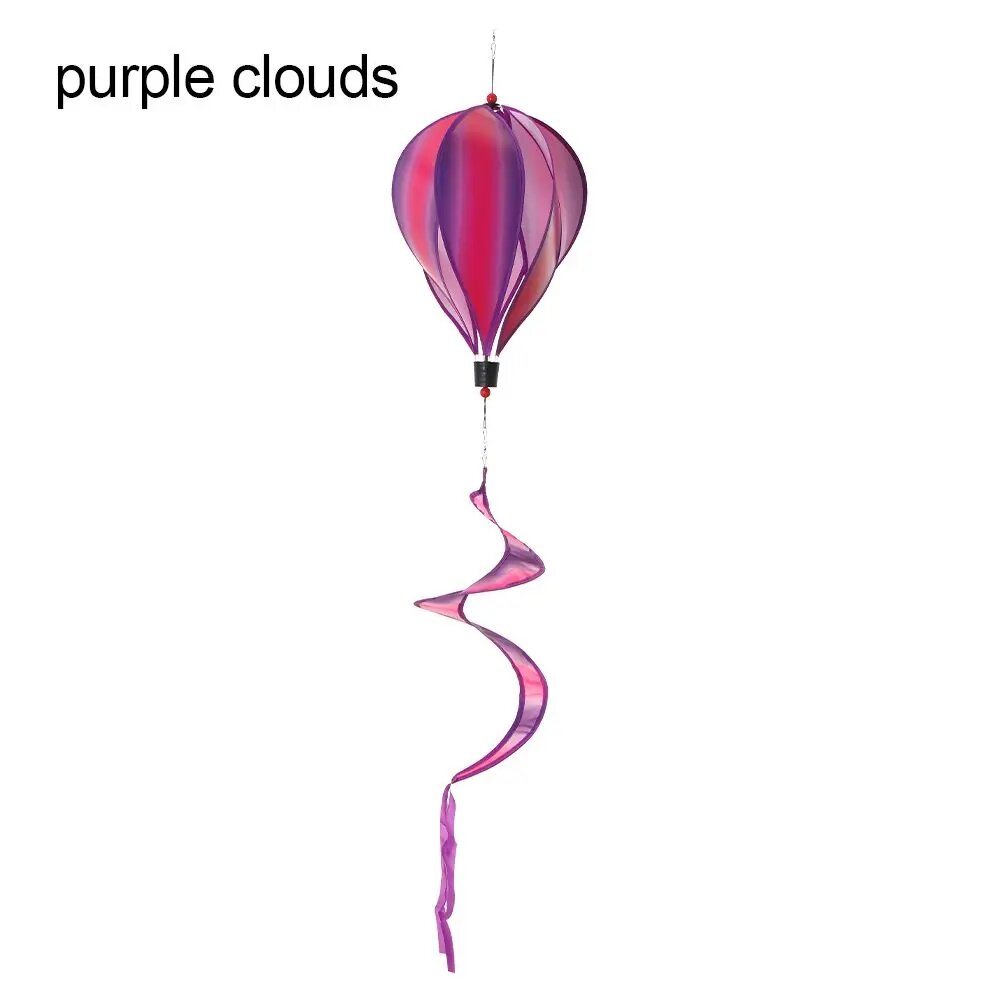 Гигантский радужный садовый ветряк 110 см Фиолетовый, purple clouds