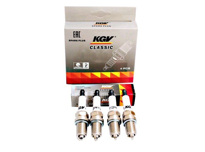 Свеча зажигания KGV Classic ВАЗ 2110-12 16 кл. инж, Chevrolet, Kia, Nissan, Suzuki, VW KGV арт. AУ17ДBPM10 - высокое качество