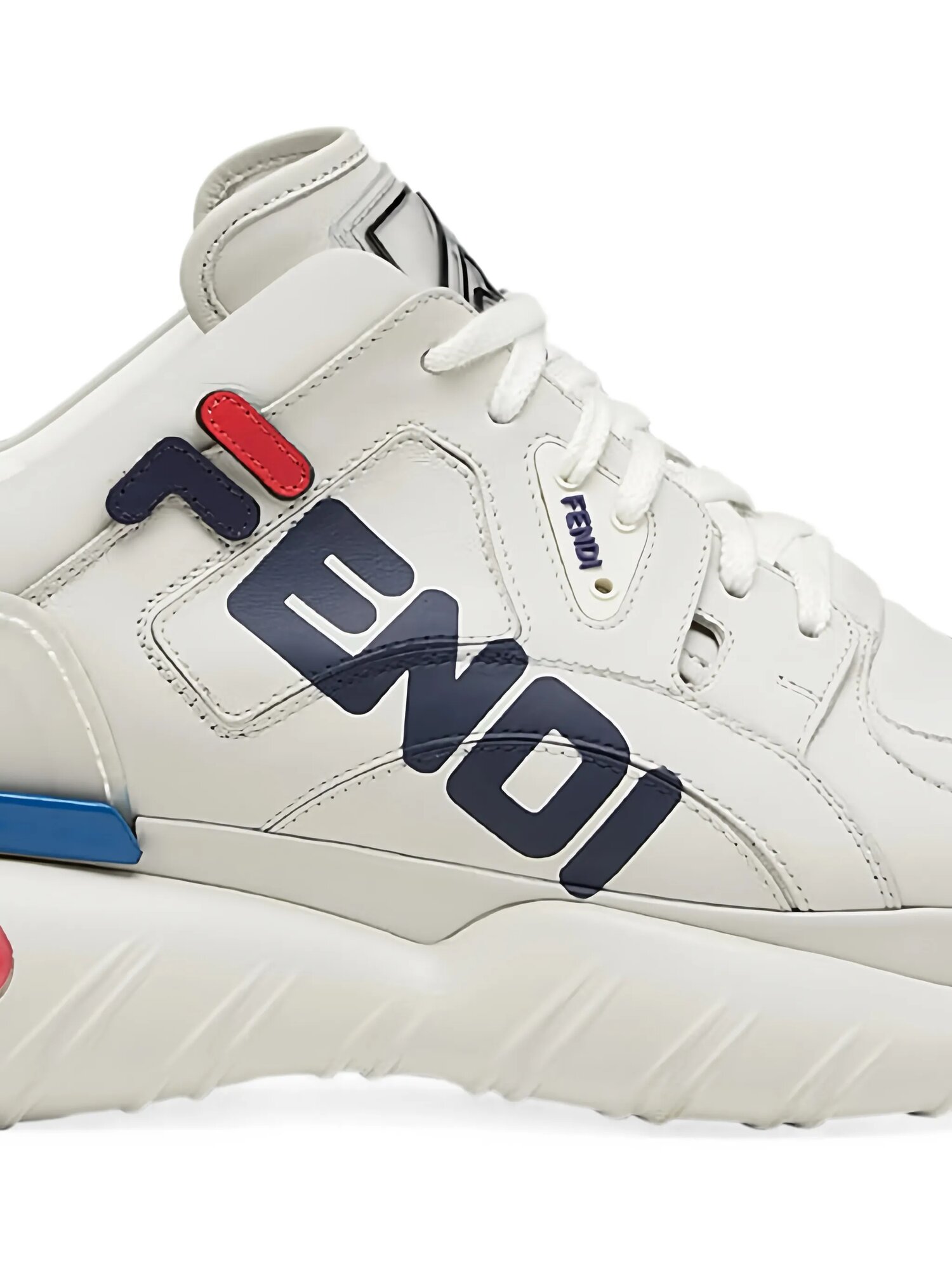 Кроссовки X Fendi logo-print sneakers