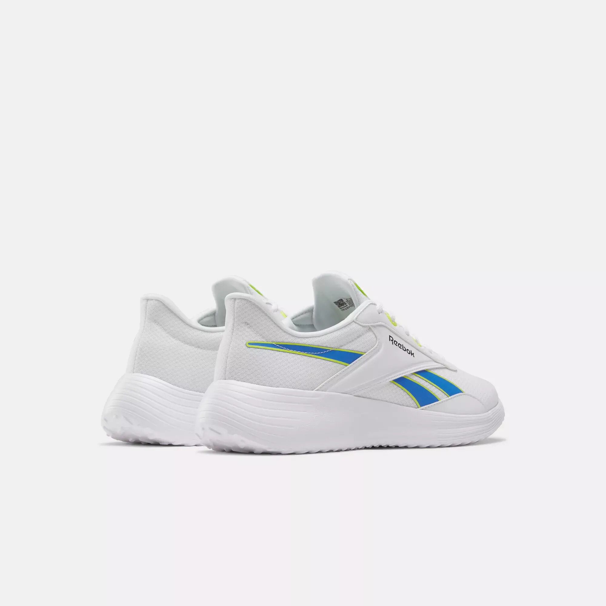 Кроссовки Reebok Lite 4, размер 9,5 US, белый/голубой/желтый — фото 1