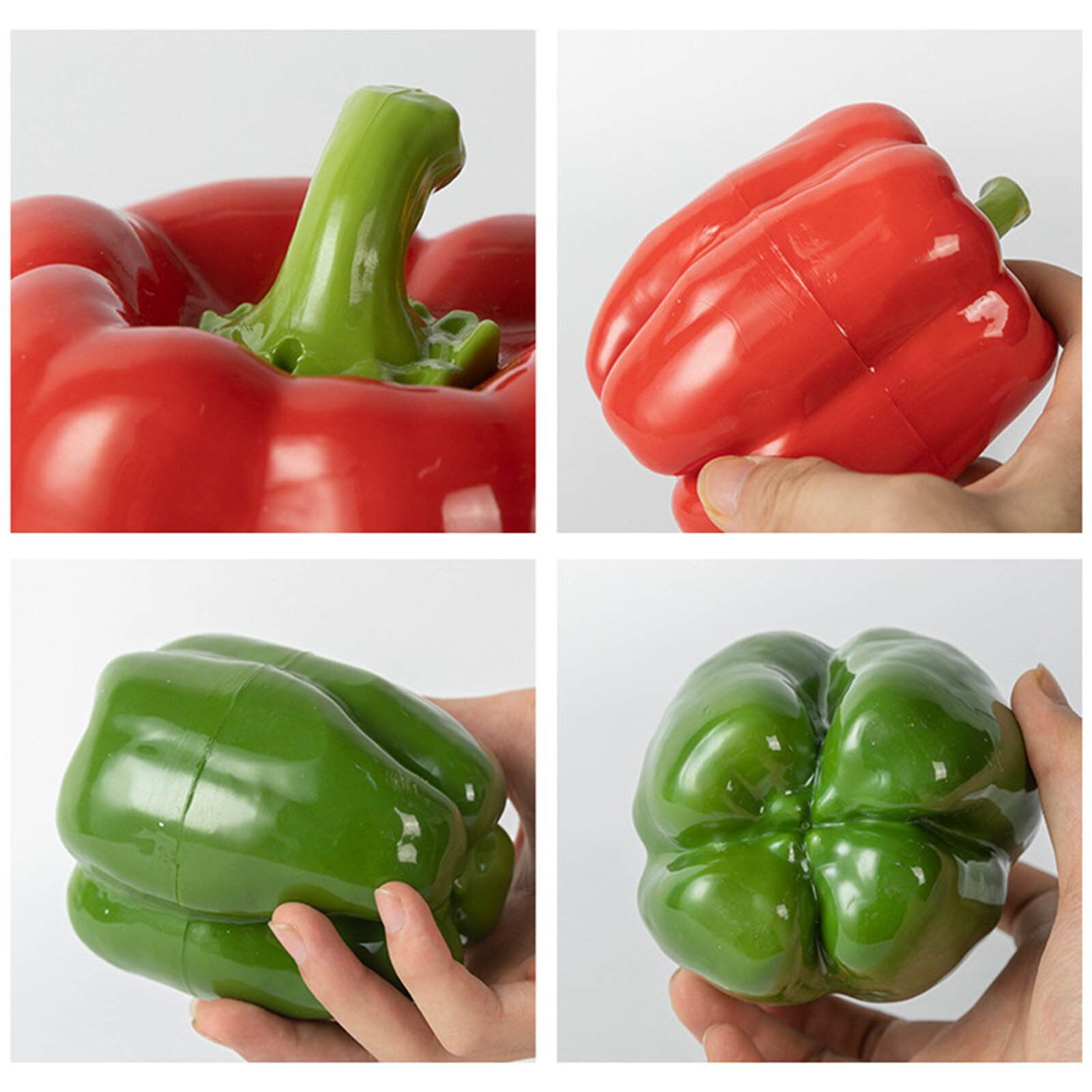 TPR имитация звука Color Pepper Игрушка для собак-Красный Перец