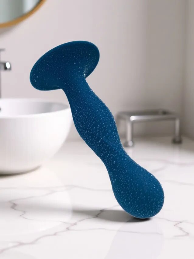 Фаллоимитатор Satisfyer Double Ball-R, силикон, 19см, двойная естественная вибрация