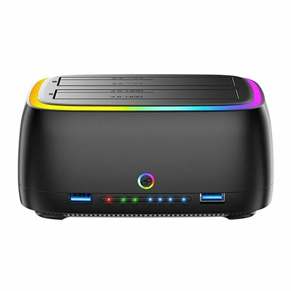 Двухсекционная RGB-Станция Для Жестких Дисков 2,5/3,5 Дюйма С Вилкой ЕС