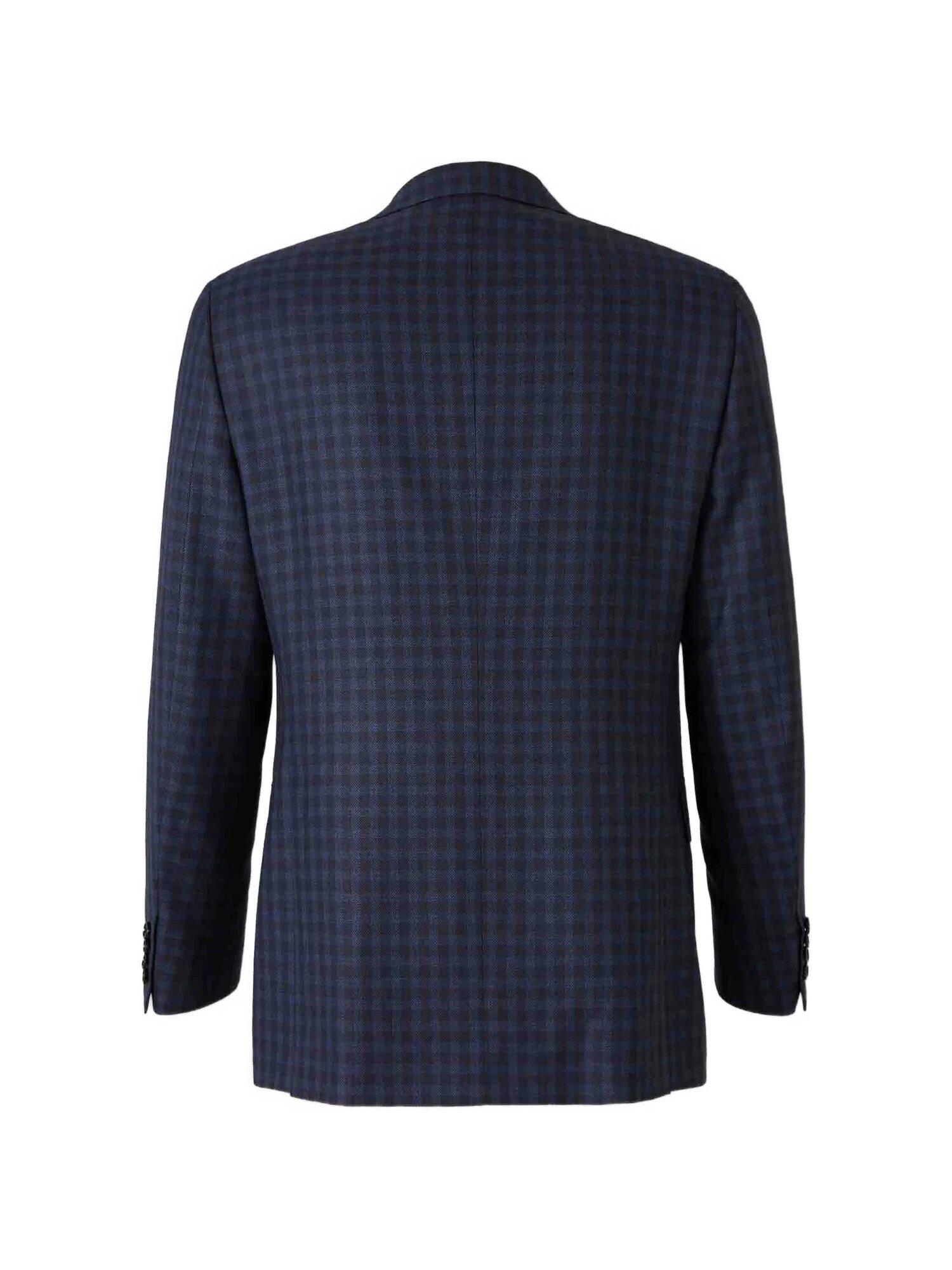 Пиджак Brioni Check wool-blend blazer, размер 48, синий — фото 1
