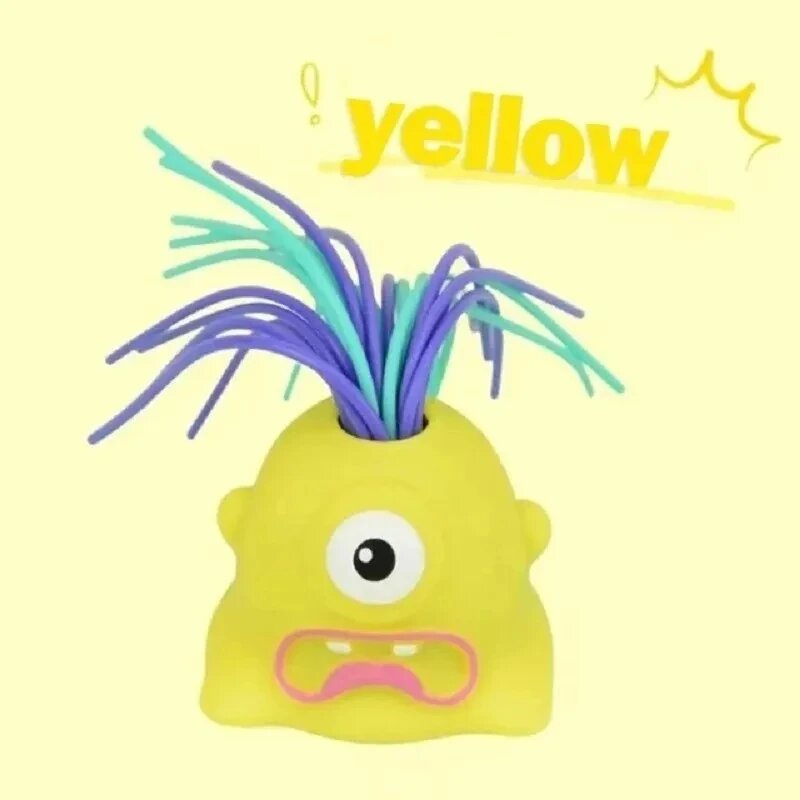 Игрушка-монстр для детей Желтый, yellow