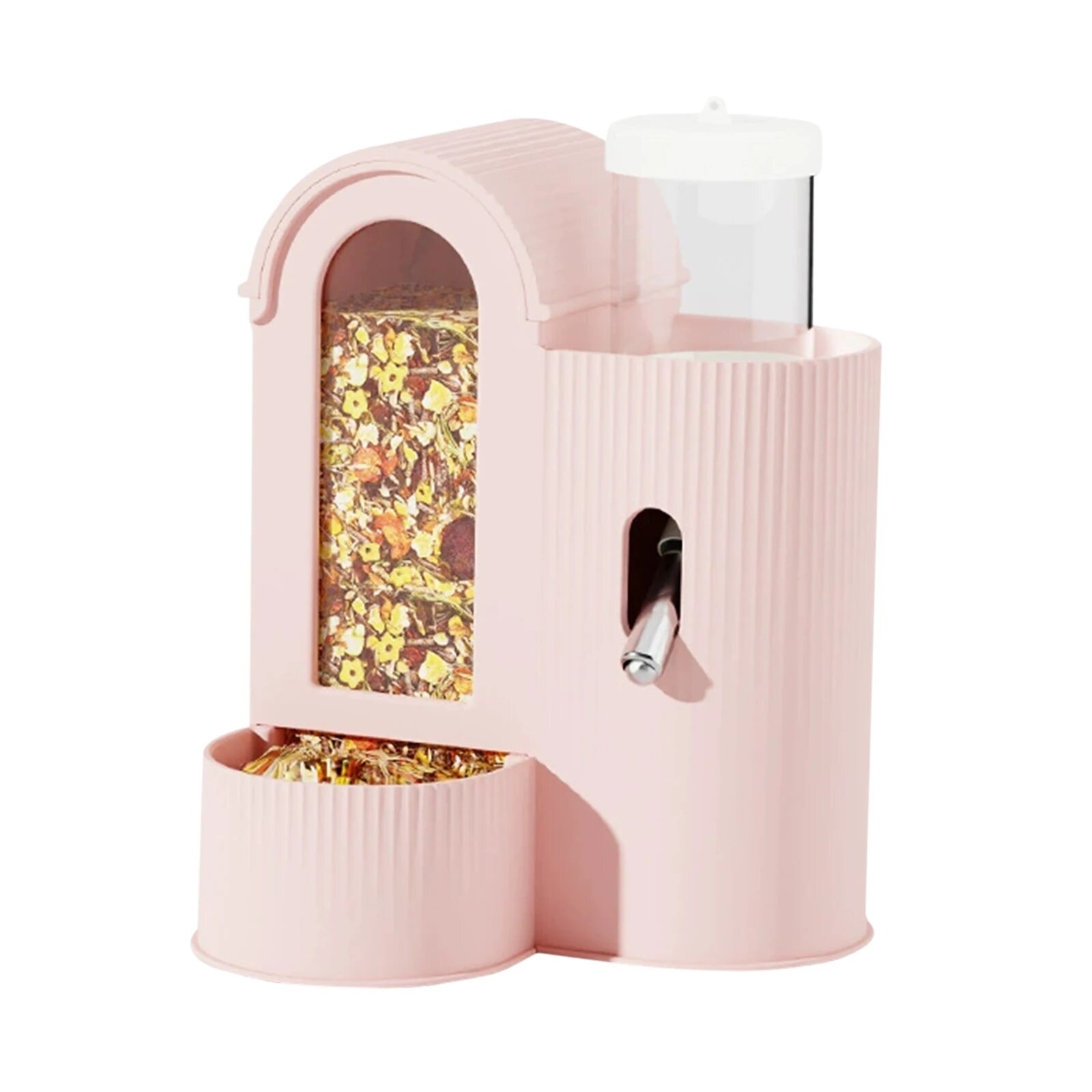 Кормушка для грызунов Pink, автоматическая