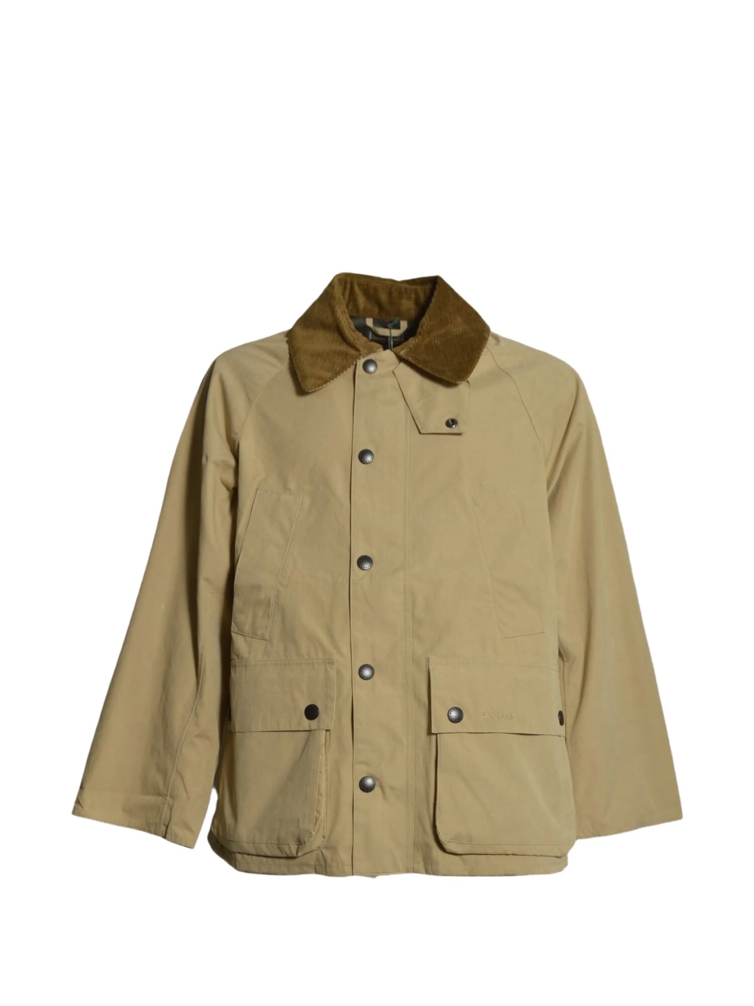 Пальто Corduroy-collar wax-effect coat
