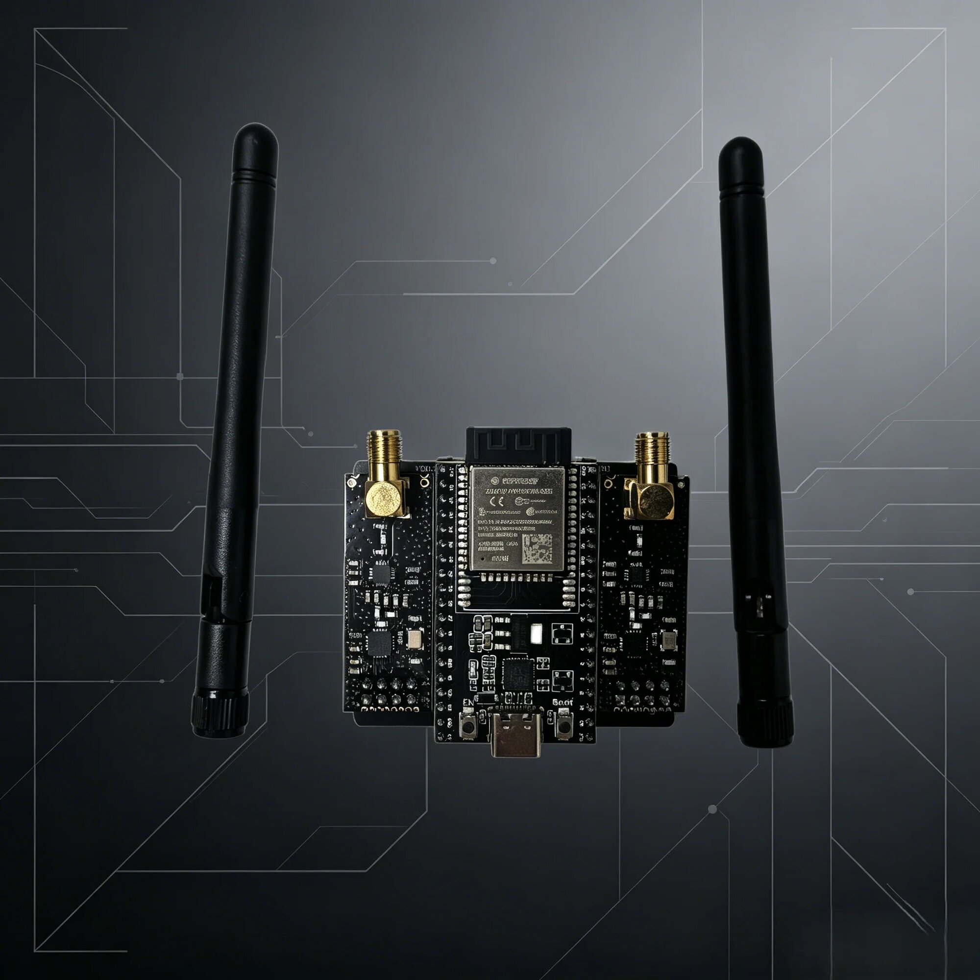 ESP32 DevKitC с NRF24L01, ESP32NRF24L01 type-c — фото 1