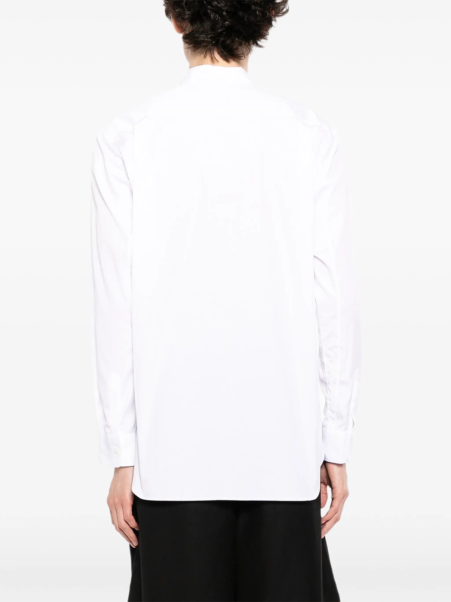 Рубашка Comme des Garcons SHIRT Patchwork striped shirt, размер M, blue — фото 1