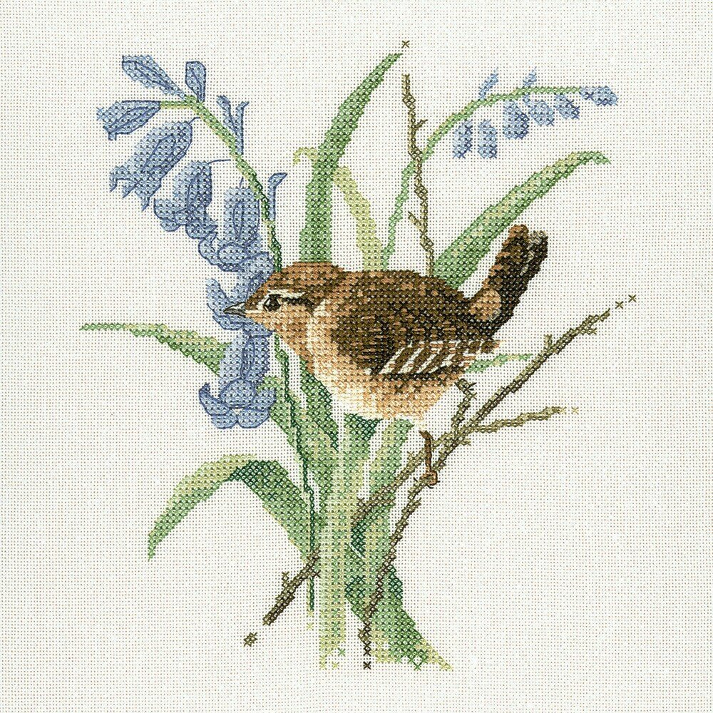 Вышивка Частичная, "Крапивник" 27 Linda Heritage (Великобритания) арт. 377-DMWR
