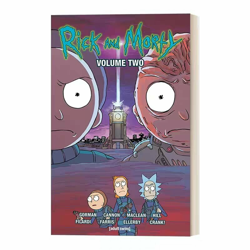Книга Zac Gorman "Rick and Morty" vol.2, на английском языке, мягкая обложка, 2016 г.