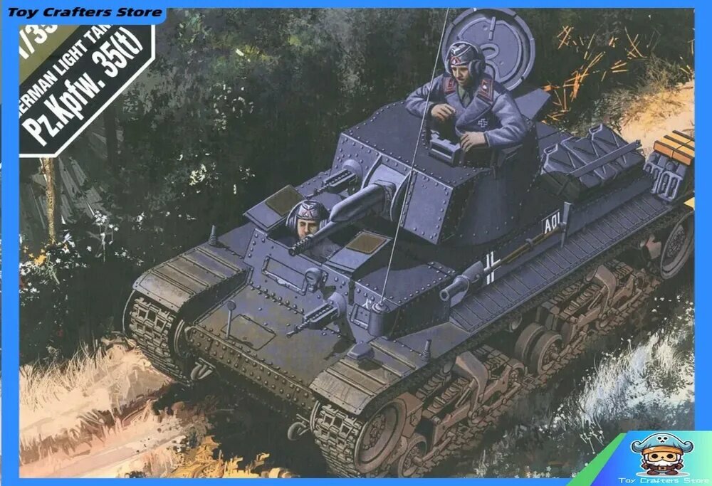 ACADEMY AC13280 1/35 немецкий Pz.Kpfw. 35(t) сборная модель танка