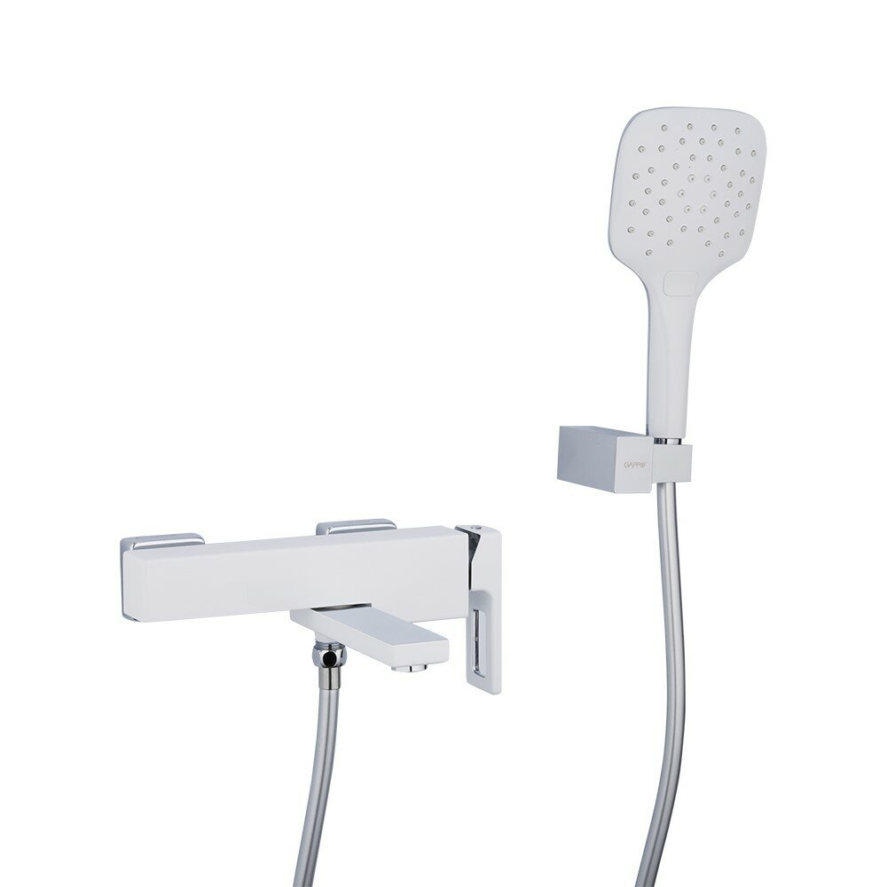 Смеситель для ванны GAPPO G3217-8, белый