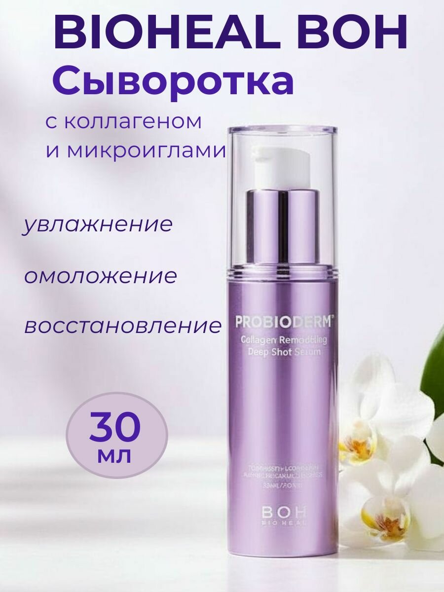 BIOHEAL BOH Сыворотка с коллагеном и микроиглами Probioderm Collagen Remodeling Deep Shot Serum