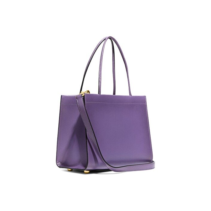 Сумка Coach, фактура матовая, фиолетовый — фото 1