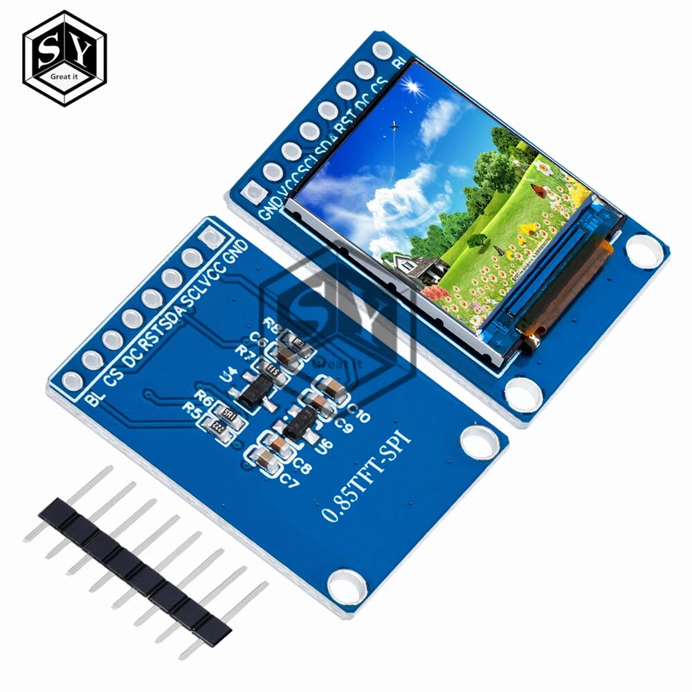 Цветной TFT-дисплей 128x128 Baishundianzi