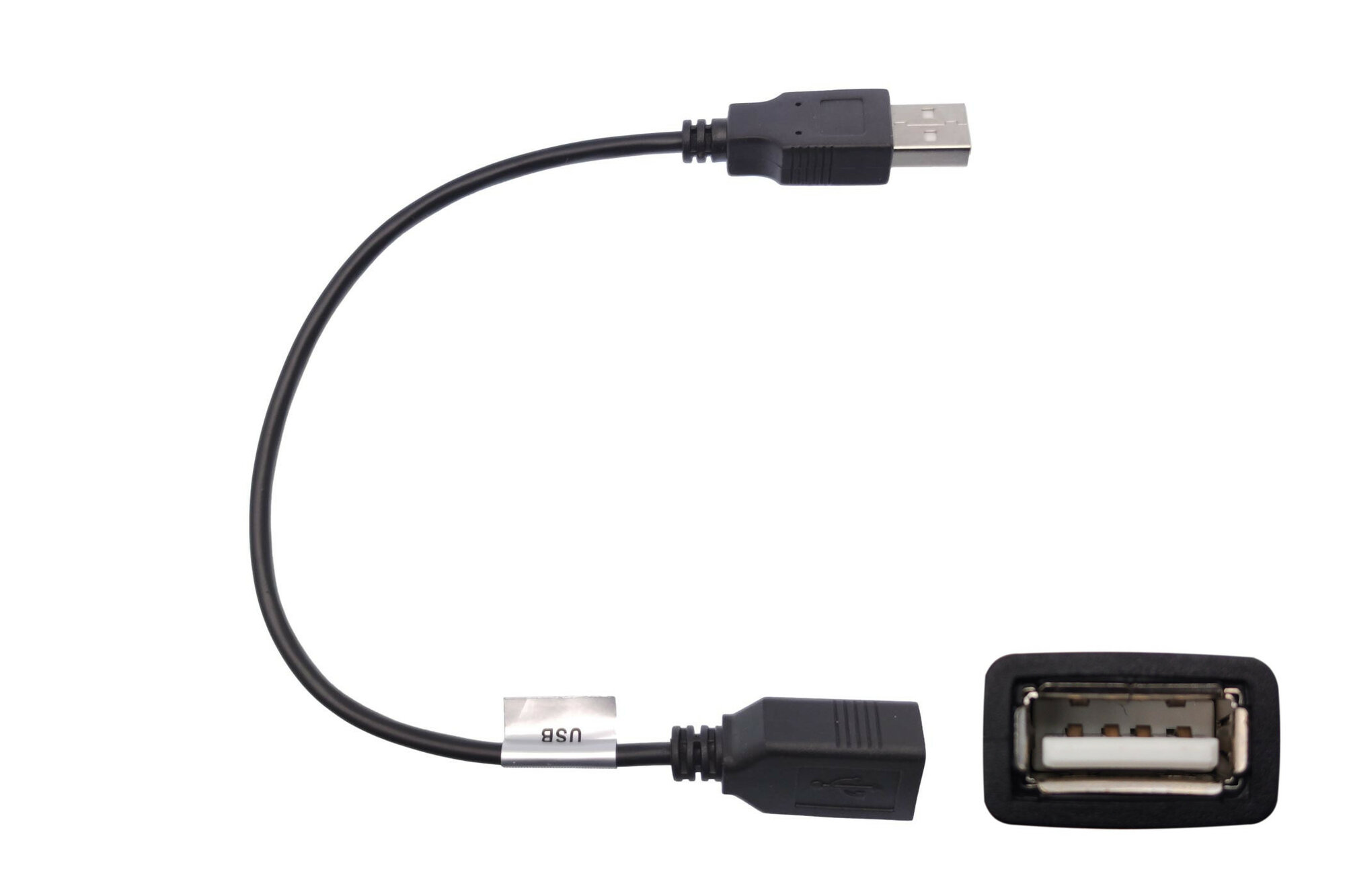 USB удлинитель USB-A - USB-A (0,2 метра) — фото 1