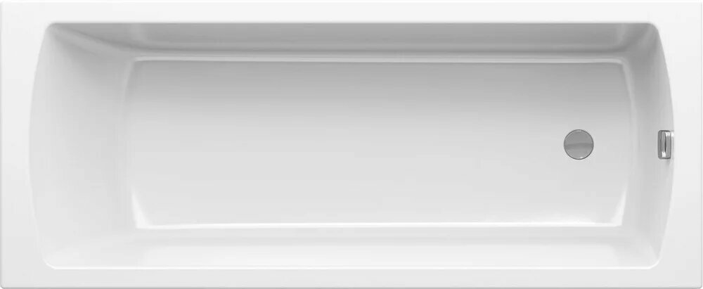 Акриловая ванна Ravak Classic II 170x70, на ножках, пристенная, белая, глянцевая, прямоугольная