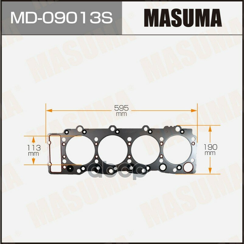 Прокладка головки блока 4HF1 Masuma арт. MD-09013S