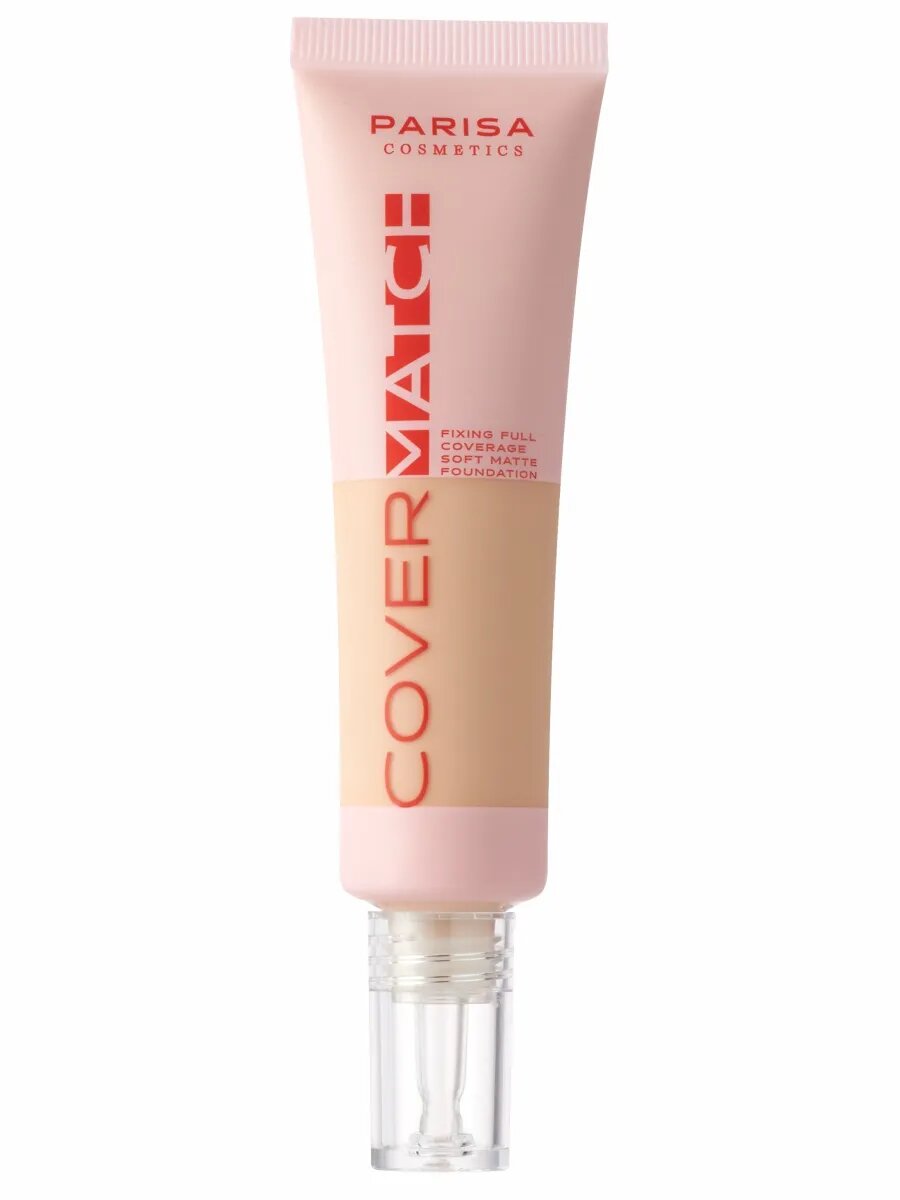 Тональная основа для лица матирующая Parisa Cosmetics с полным покрытием т202