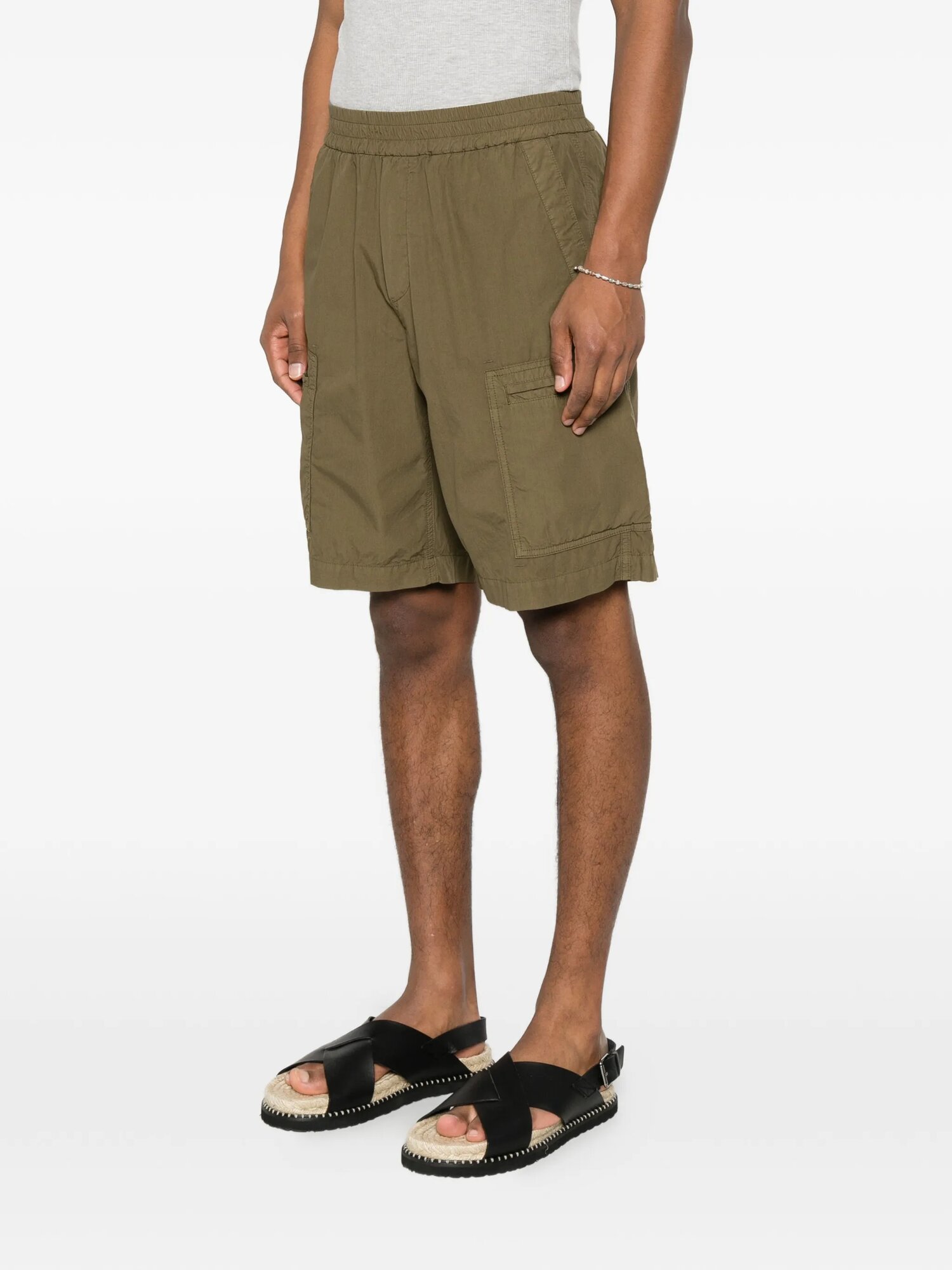 Шорты Iceberg Cargo-pocket shorts, размер 46, green — фото 1
