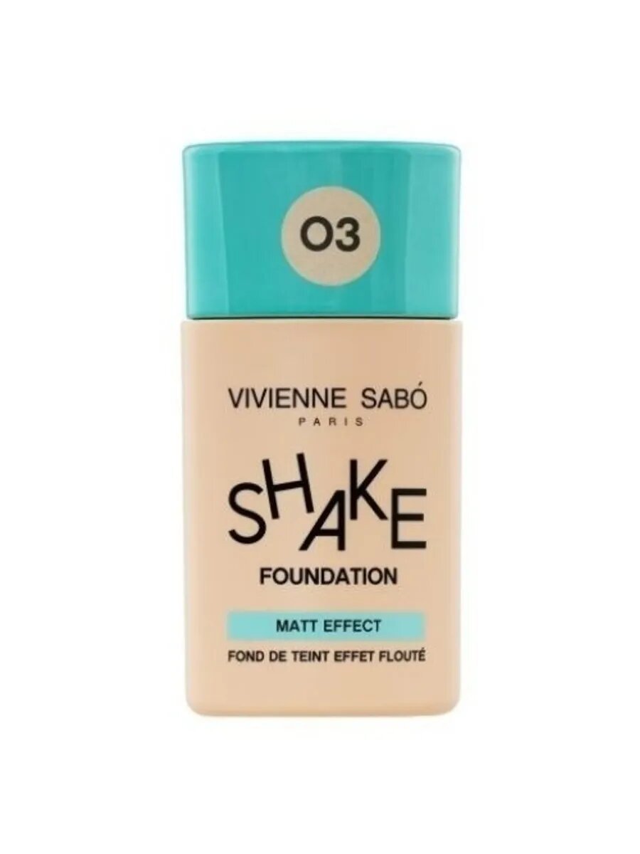 Тональный крем Vivienne Sabo Shakefoundation matt 03 Золотис