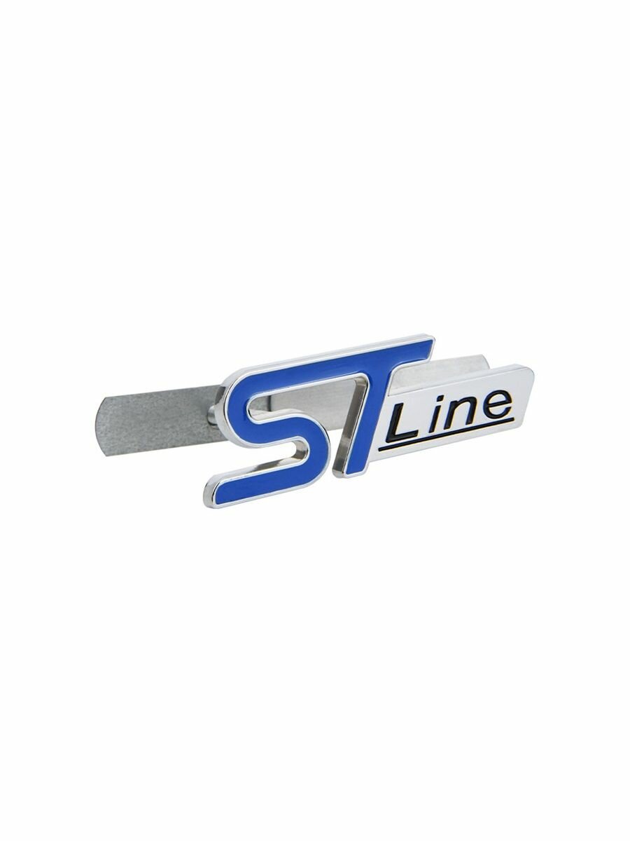 Металлическая 3D наклейка на решетку ST LINE шильдик для Форд автомобиль
